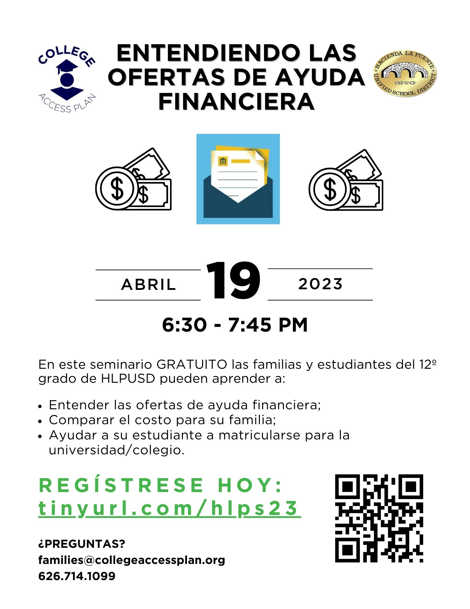 Understanding Financial Aid Offers | Entendiendo Las Ofertas de Ayuda ...